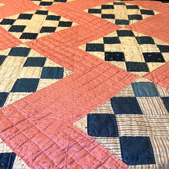 Bedding | Vintage Circa 1901910 Album Block Quilt | Poshmark